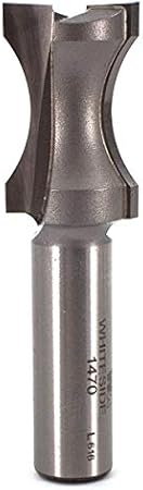 Whiteside Router Bits 1470 Oval Edge Bit with 7/8-Inch Bead, 5/32-Inch ...