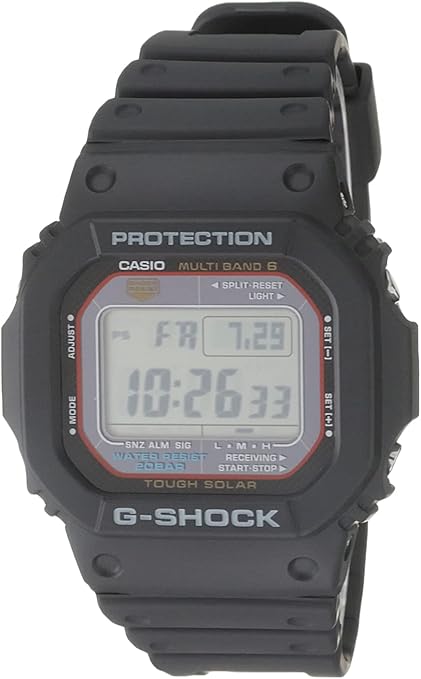 Casio 卡西欧男士硬朗太阳能黑色树脂运动手表 G - Shock GW 5610U -1CF : 亚马逊中国: 钟表