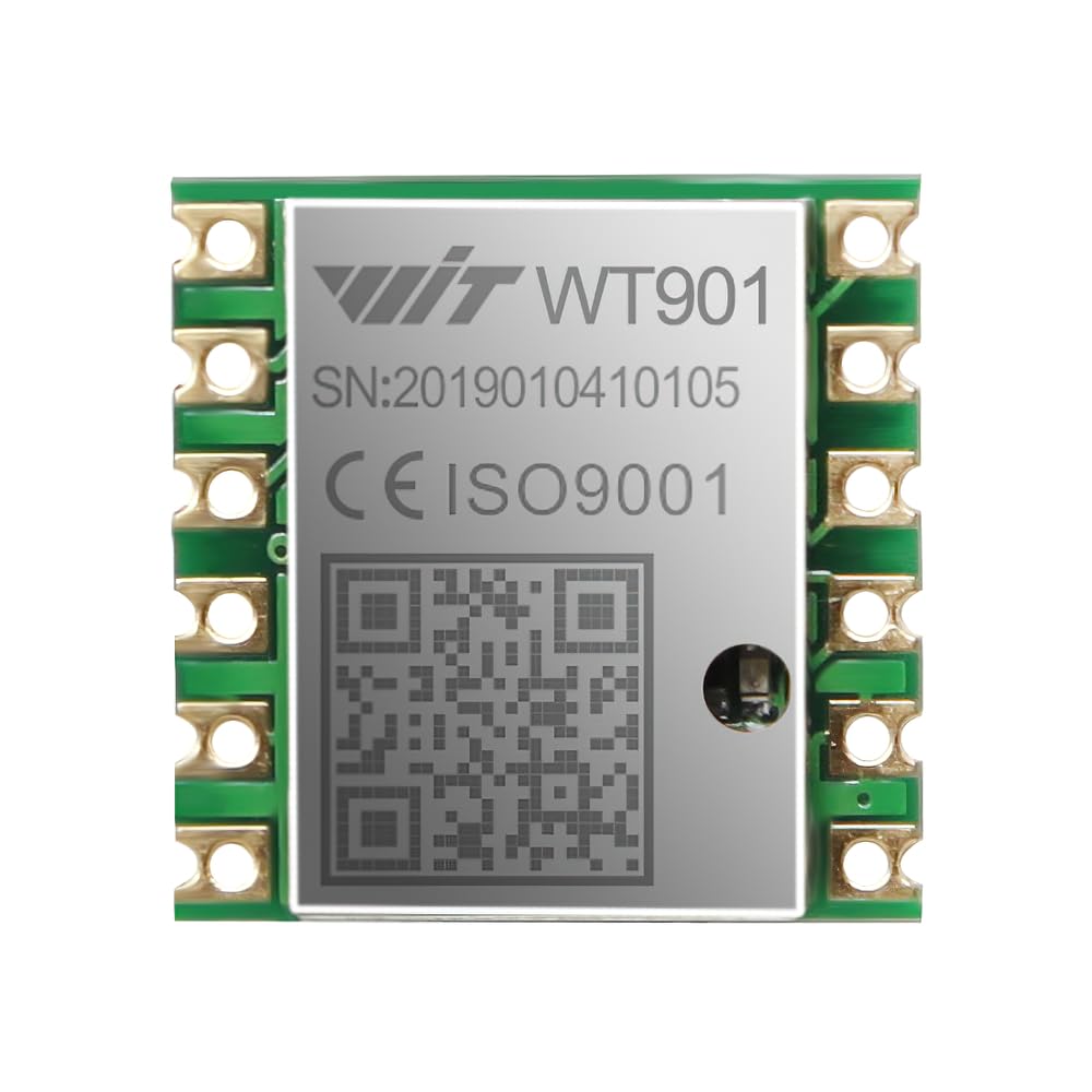WitMotion WT901 MPU9250 数字倾斜角度传感器，三角轴陀螺仪+加速计+磁力计（IIC 模式，TTL 串行，200HZ 输出 ...