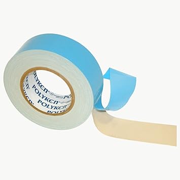 Polyken 108FR 阻燃双层涂层布地毯胶带 2 in. x 25 yds. (48mm x 23m) 108/NAT225 1 ...