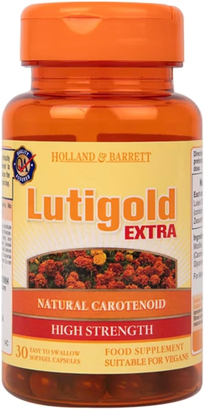 Holland & Barrett Lutigold Extra 30 粒胶囊 20mg : 亚马逊中国: 健康和家居用品