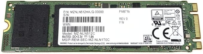 Samsung 三星-Samsung 三星 SSD 512GB PM871b M.2 2280 SATA 6 Gb/s ...