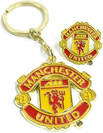 Manchester United FC Keyring (One Size) (Keyring set) 【曼彻斯特联俱乐部】 服饰箱包 ...