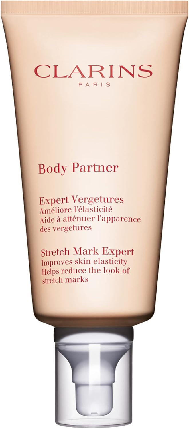 Clarins 娇韵诗 Expert Ounce 妊娠纹霜，身体伙伴，5.8液体盎司（175ml） (3380810277807) : 亚马逊 ...