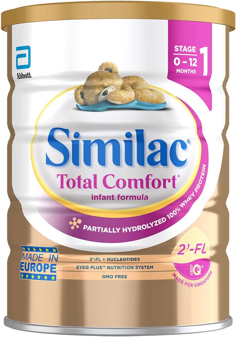 Similac 雅培 Total Comfort 婴儿奶粉，进口，一段（适于0-12个月婴儿），820 克（28.9 盎司）罐装 : 亚马逊 ...