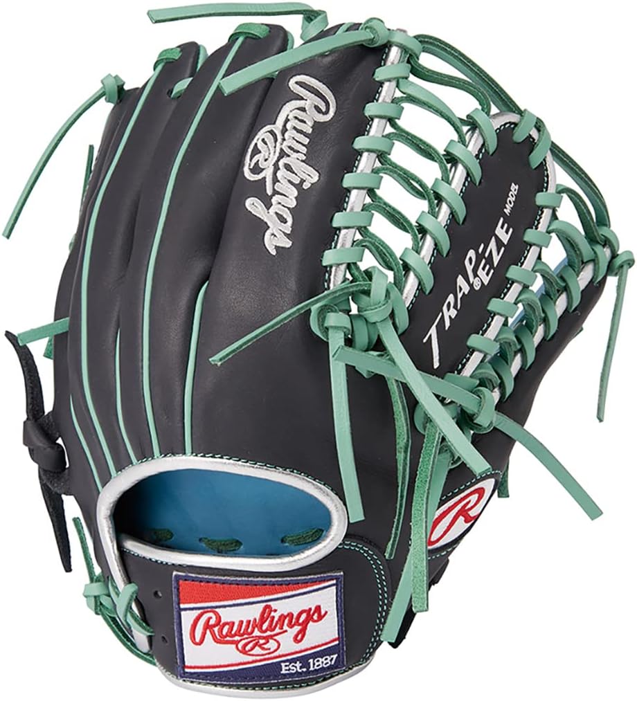 Rawlings 棒球 手套 软式 HOH MLB COLOR SYNC [内野手用] 尺寸 11.25 GR3HMOS2 萨克斯蓝/*蓝 右 ...