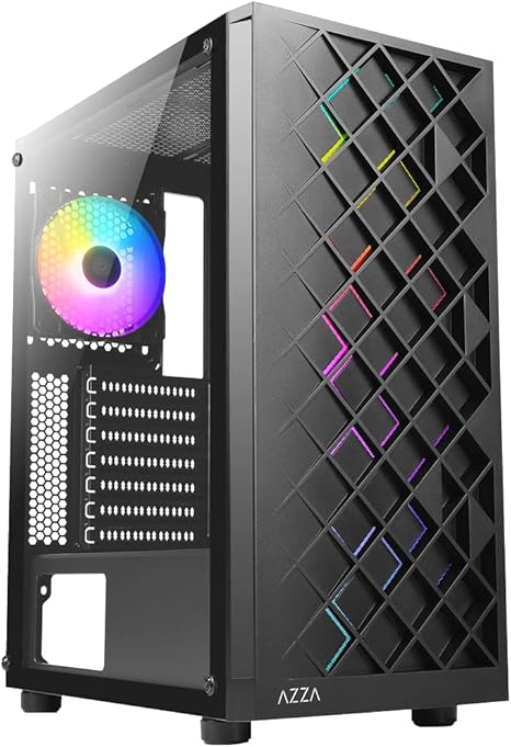 AZZA CSAZ-280B Spectra 黑色 ATX 中塔游戏盒 : 亚马逊中国: 电脑\IT