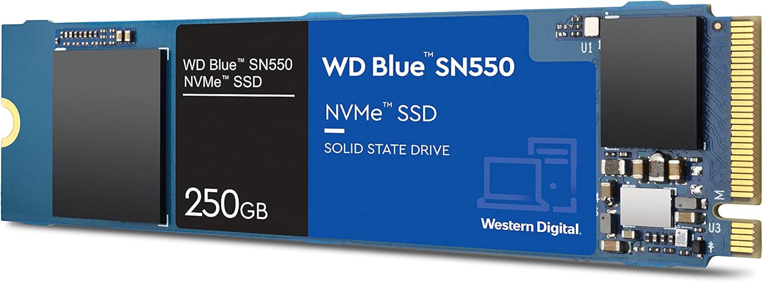 Western Digital-WD BLUE M.2 2280系列WDS250G2B0C-EC M.2 2280 NVMe 1)250GB ...