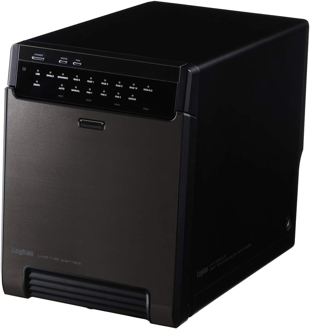 Logitec(ロジテック)-Logitech 罗技 HDD硬盘盒 3.5英寸 4Bay USB3.0 eSATA连接 搭载RAID功能 ...