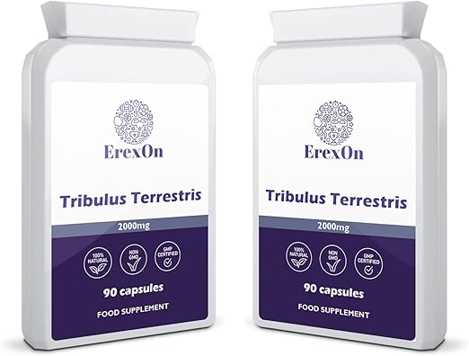ErexOn Tribulus Terrestris 2000 毫克 - 90 粒男性胶囊 - 有益于男性身体 : 亚马逊中国: 健康和家居用品