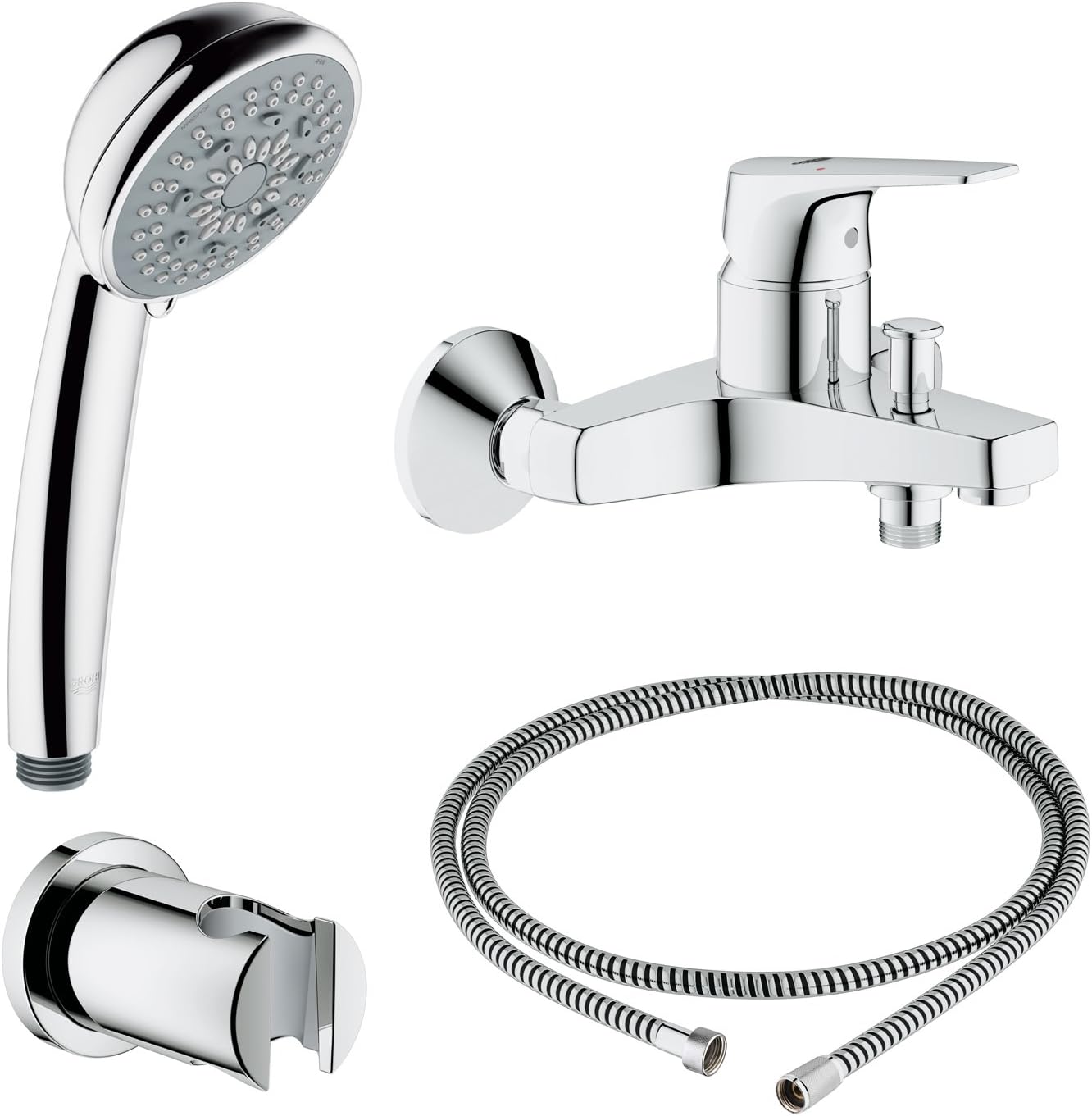 GROHE 高仪德国进口鲍菲科浴缸/淋浴龙头手持花洒套装 32811000+27384000+27483000+27481000 : 亚马逊 ...