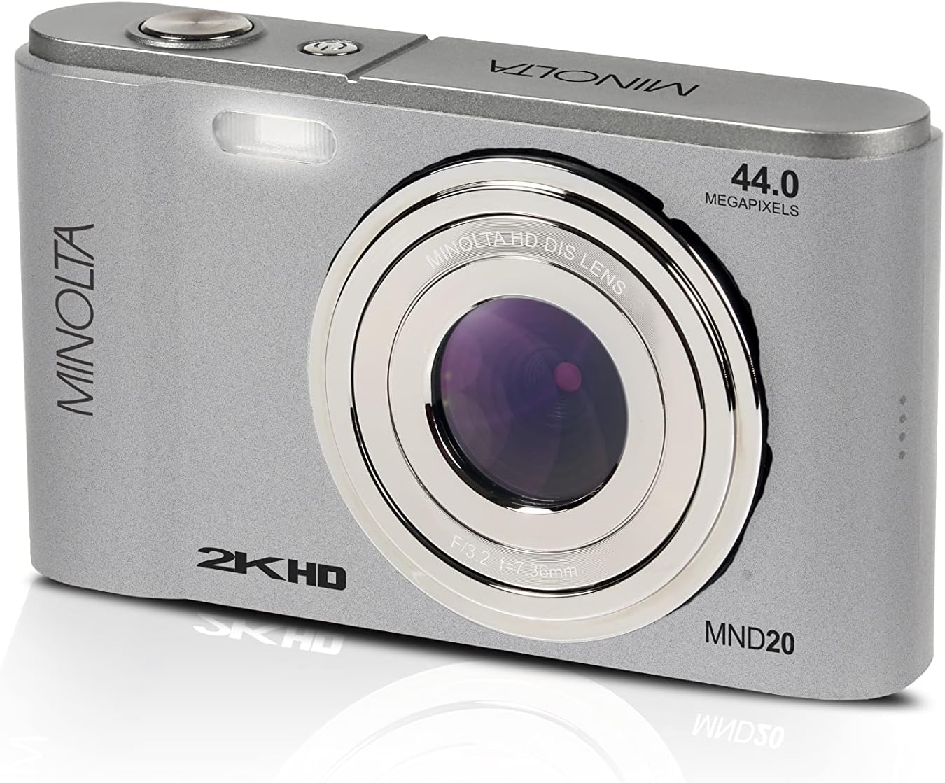 Minolta-Minolta MND20 44 MP / 2.7K 超高清数码相机（银色）-价格 报价 图片 评测 多少钱