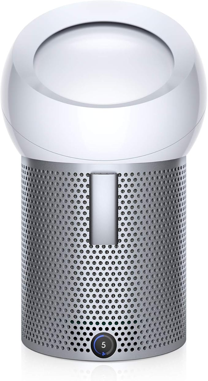 Dyson 戴森 Pure Cool Me 个人空气净化风扇，HEPA空气净化器和风扇，去除污染物、灰尘、霉菌、VOC，用于书桌、床头柜、边桌 ...
