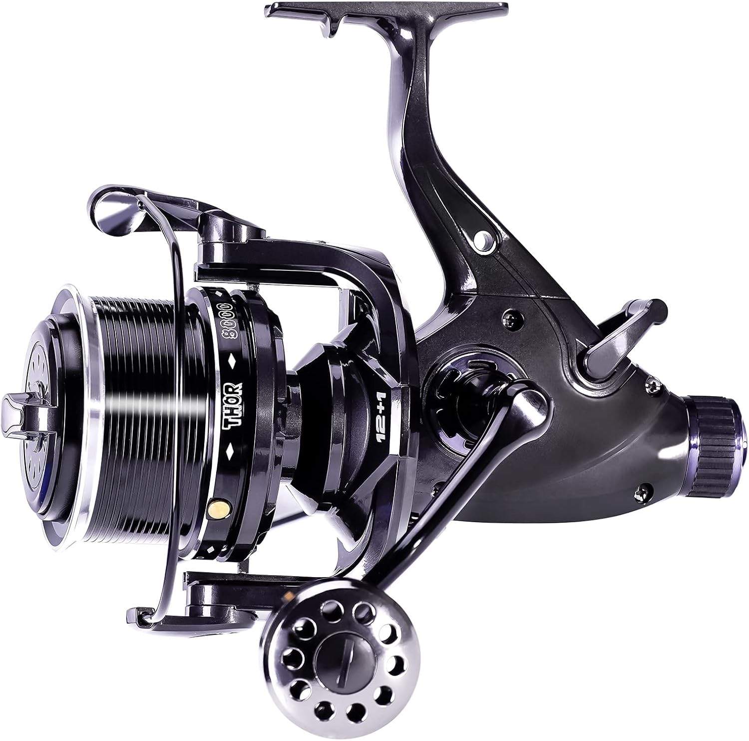 SAMOLLA 双刹车系统 Carp 纺车轮 远距离轮 海水 淡水 12+1BB 27kg 拖曳 4.1:1 750G 配件 海船鲈鱼钓鱼 ...