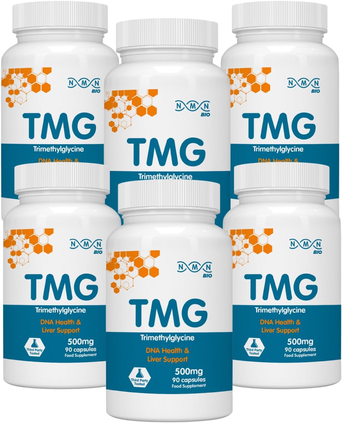 NMN Bio - TMG 胶囊 - DNA 和支持 - 500 毫克 - 6 包 90 粒胶囊 : 亚马逊中国: 健康和家居用品