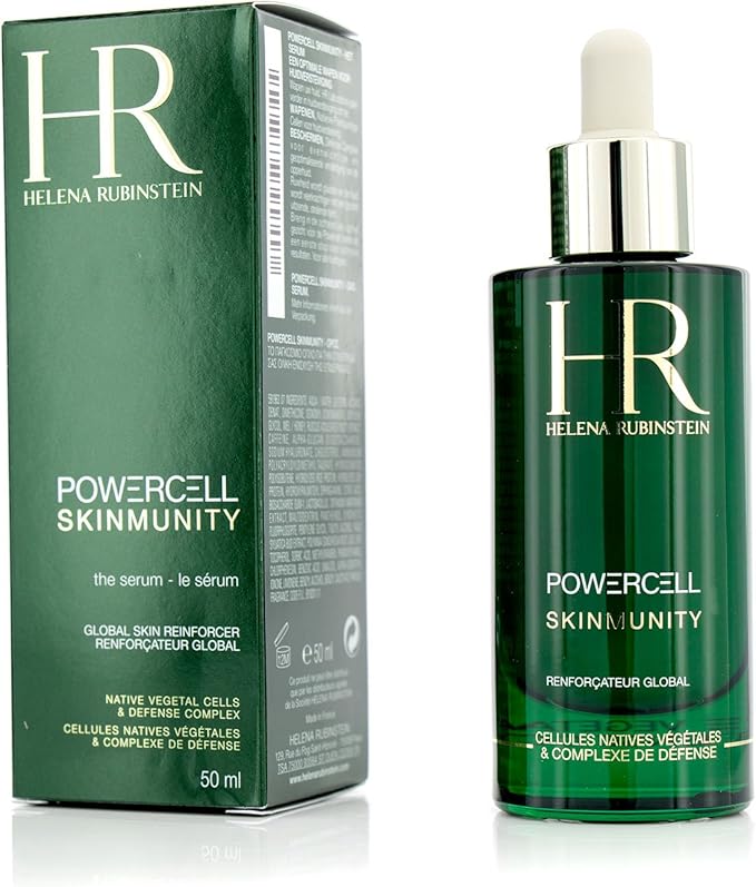 Helena Rubinstein HR 赫莲娜 Powercell Skinmunity 绿宝瓶精华液，适合所有皮肤类型，1.7盎司，50 ...