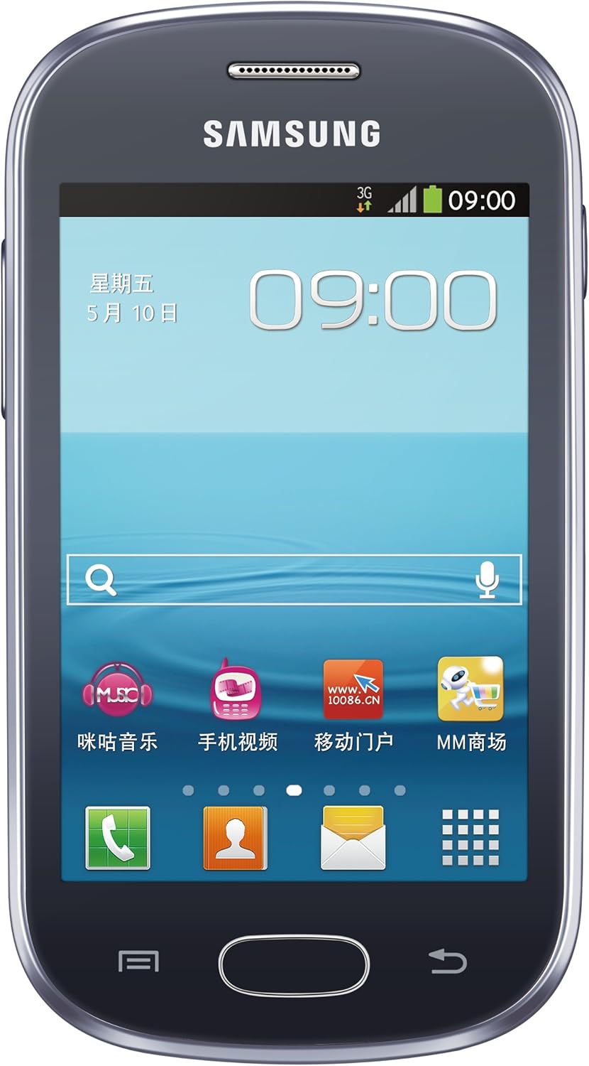 SAMSUNG三星GALAXY FAME GT-S6818 智能3G 手机 TD-SCDMA/GSM (蓝色) 移动定制 : 亚马逊中国: 电子产品