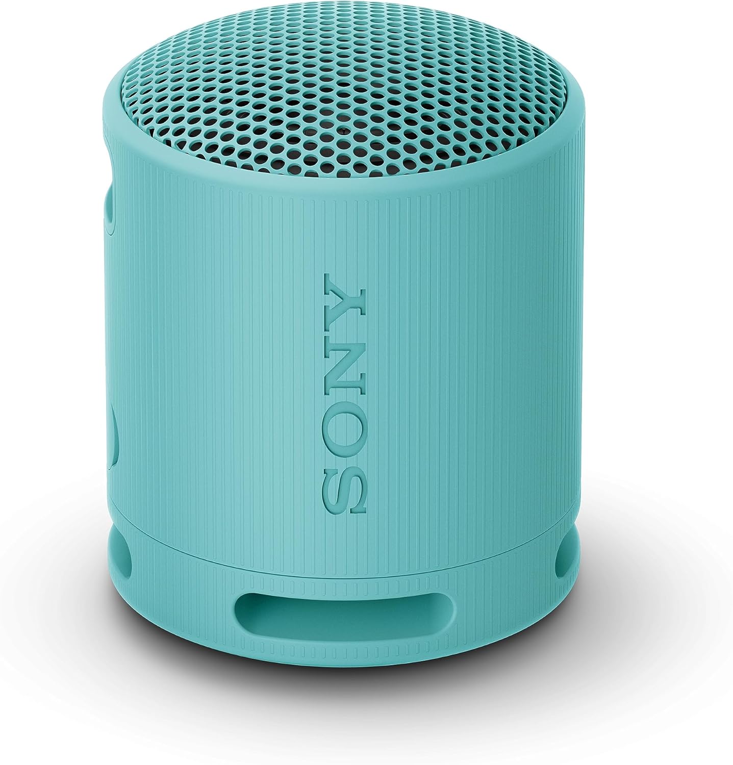 Sony 索尼 SRS-XB100 – 无线蓝牙、便携、轻便、小巧户外、旅行、扬声器、耐用 IP67 防水防尘,16 小时电池,多功能背带 ...