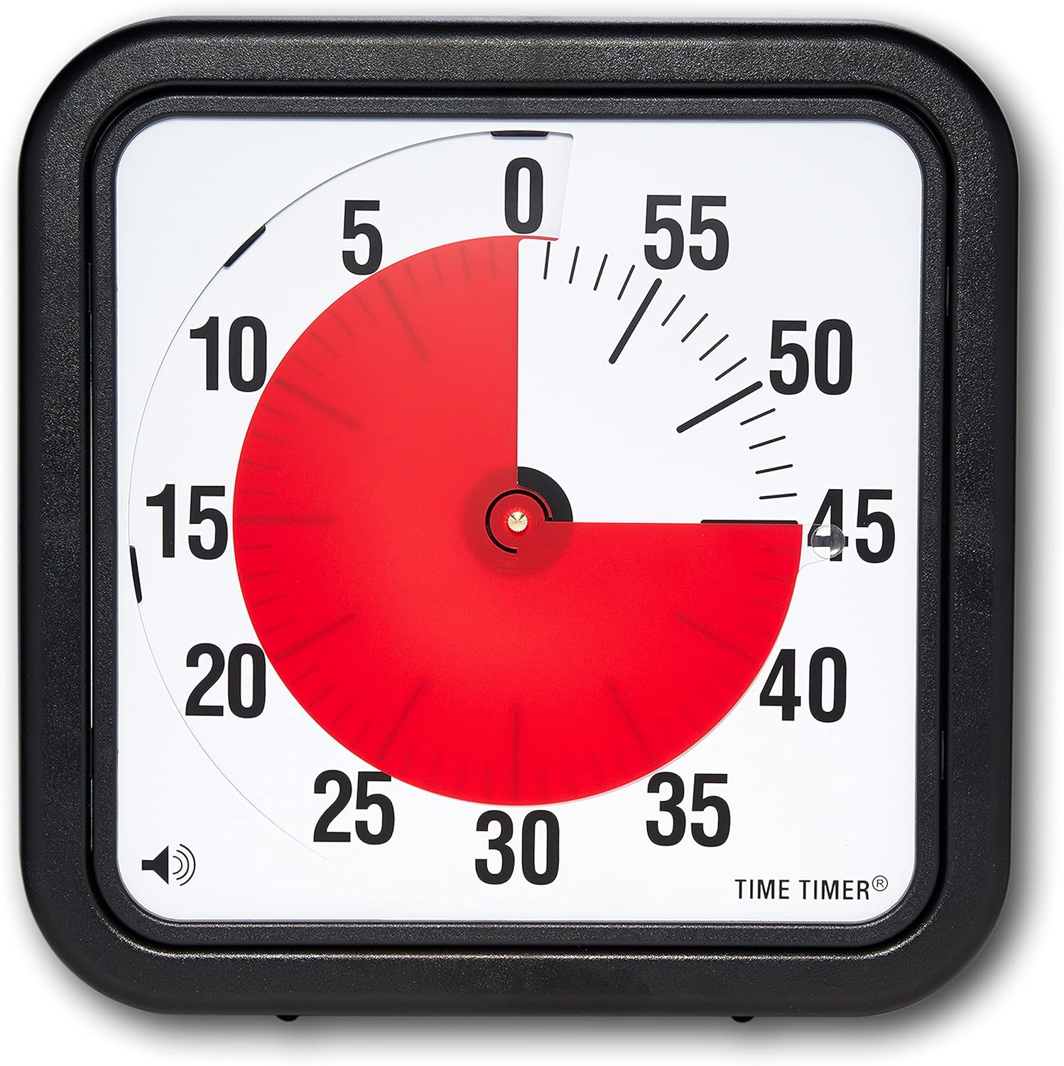 Time Timer LLC 60分钟可视计时器 适用于儿童和成人的教室或会议倒计时时钟 12英寸 黑色 : 亚马逊中国: 厨具