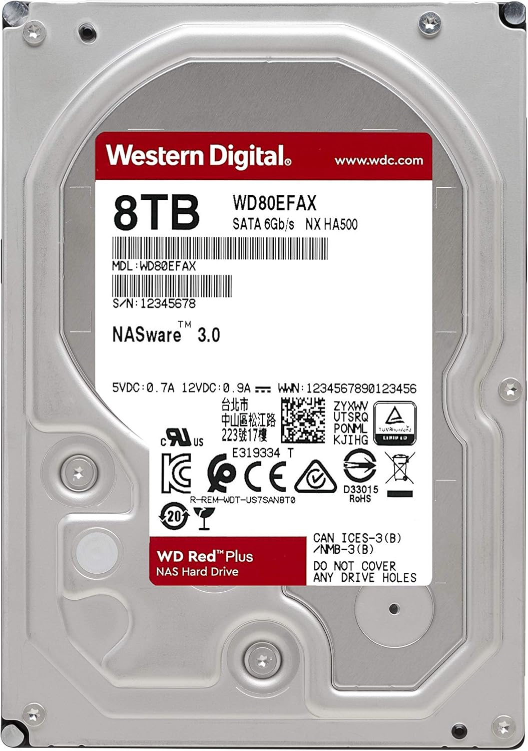 39％割引大特価放出！ WD RED HDD 8TB WD80EFAX 使用時間0時間 PCパーツ PC/タブレット-OTA.ON.ARENA ...