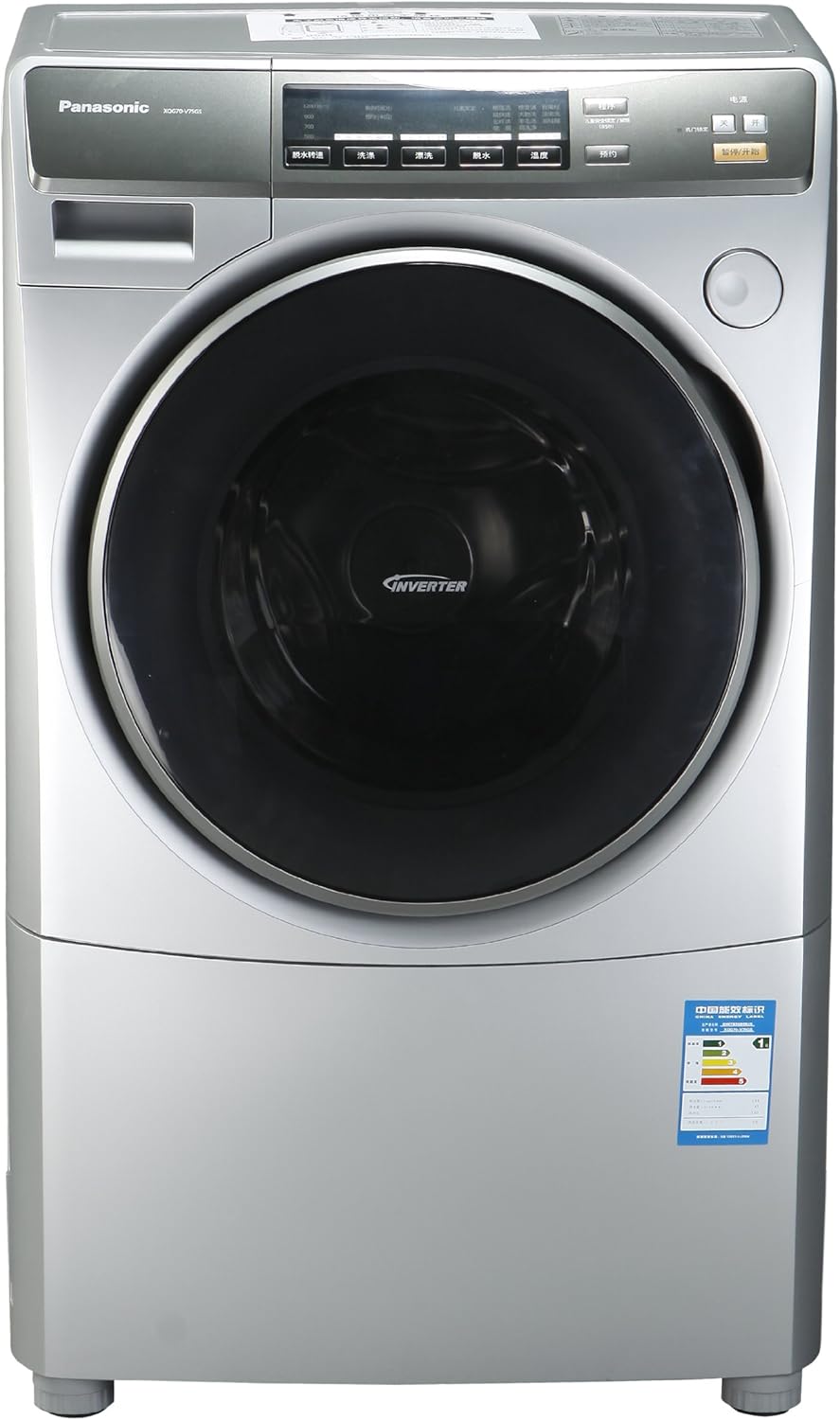 Panasonic 松下XQG70-V75GS 7.0公斤全自动滚筒洗衣机(高乐净系列) : 亚马逊中国: 大家电