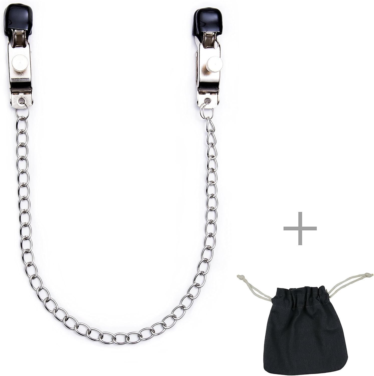 nippleclamps 女性 – 高级乳头夹锁链（亚马逊配送) ，夹子 clit 夹束缚乳房健康产品，两头 niple 夹首饰可调节 ...