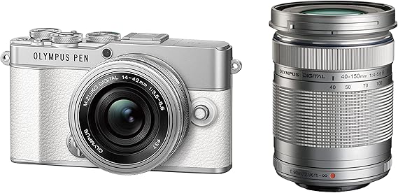 OM SYSTEM PEN E-P7 EZ 双变焦套件 白色 : 亚马逊中国: 办公用品