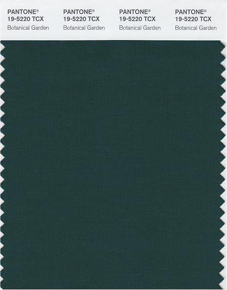 Pantone 19-5220 TCX Smart Color Swatch Card, Botanical Garden 【Pantone ...