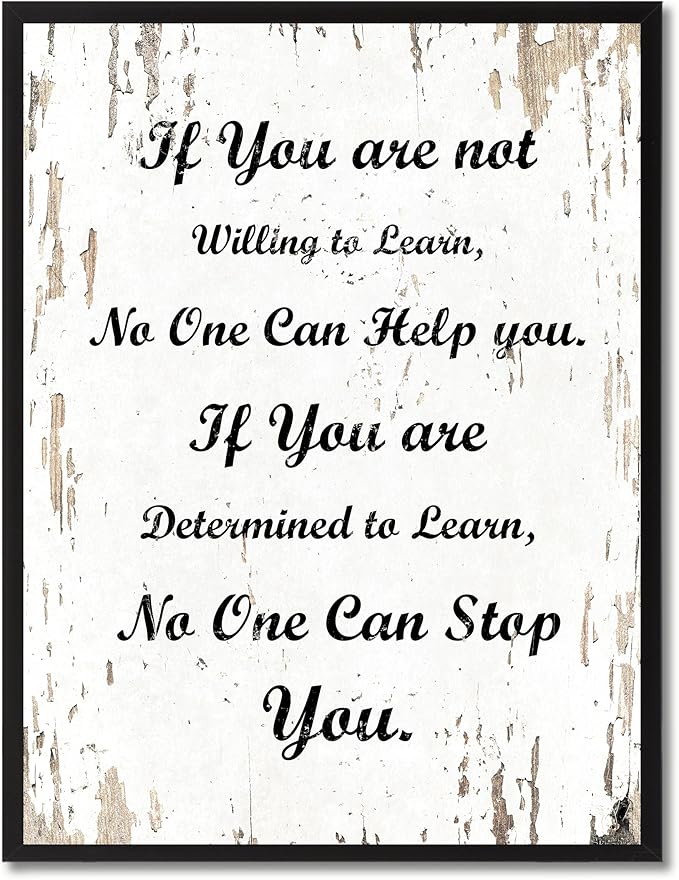 SpotColorArt If You Are Not Willing To Learn No One Can Help You If You Are Determine To Learn ...