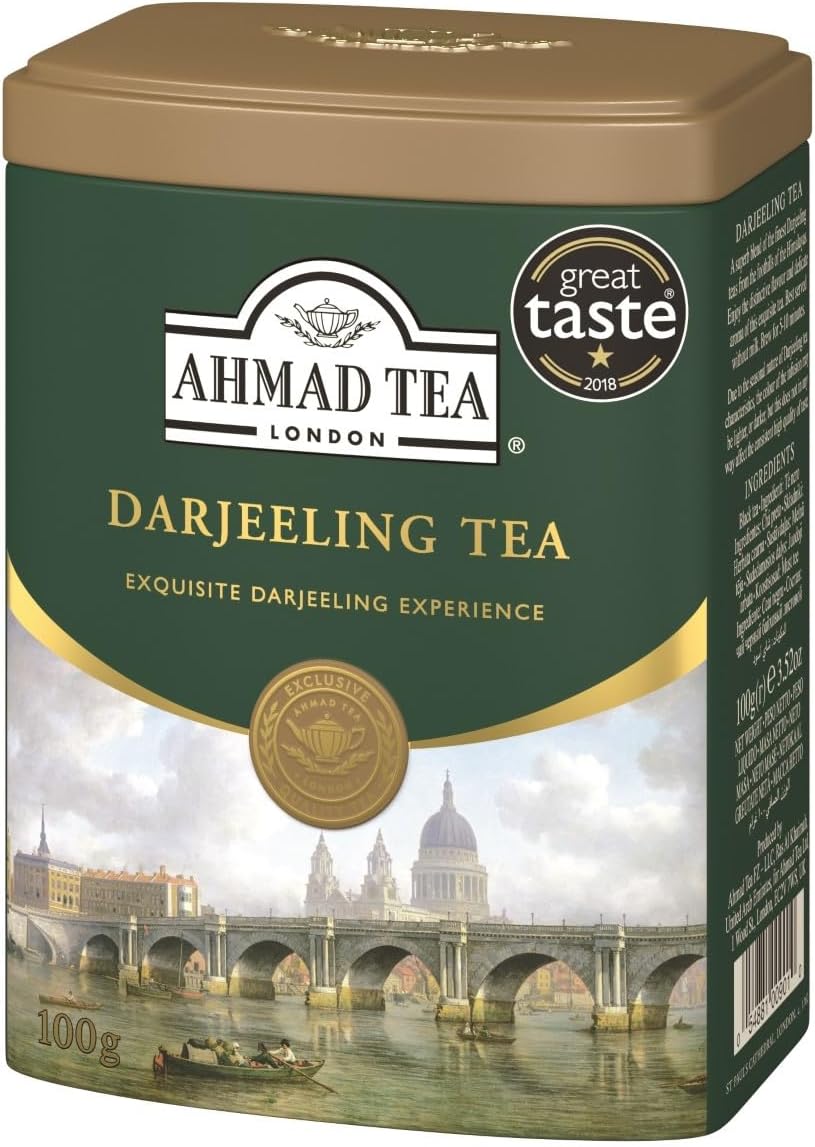 Ahmad Tea 英国风光球童大吉岭茶-100克散叶茶 : 亚马逊中国: 杂货