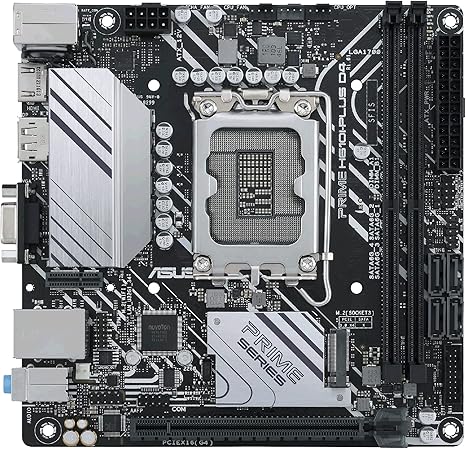 ASUS 华硕 PRIME H610I-PLUS D4 LGA 1700(Intel * 12 代和英特尔 vPro)mini ITX 主板(PCIe 4.0,DDR4,USB 3.2 Gen ...