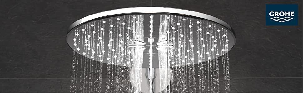 Grohe 高仪 Rainshower 310 Mono 淋浴头套装 26558000 镀铬 圆形+Eco Joy Rund 422mm ...